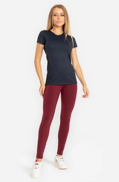 A ELITE SPORT - Calça Legging Trinys Ginástica Confortável Linda A724 Vinho